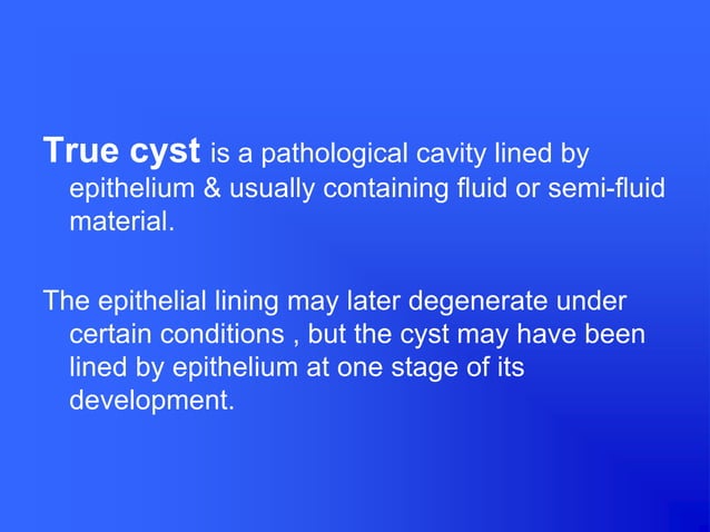 cycst of oral cavity pathology og llg cydydPT | PPT