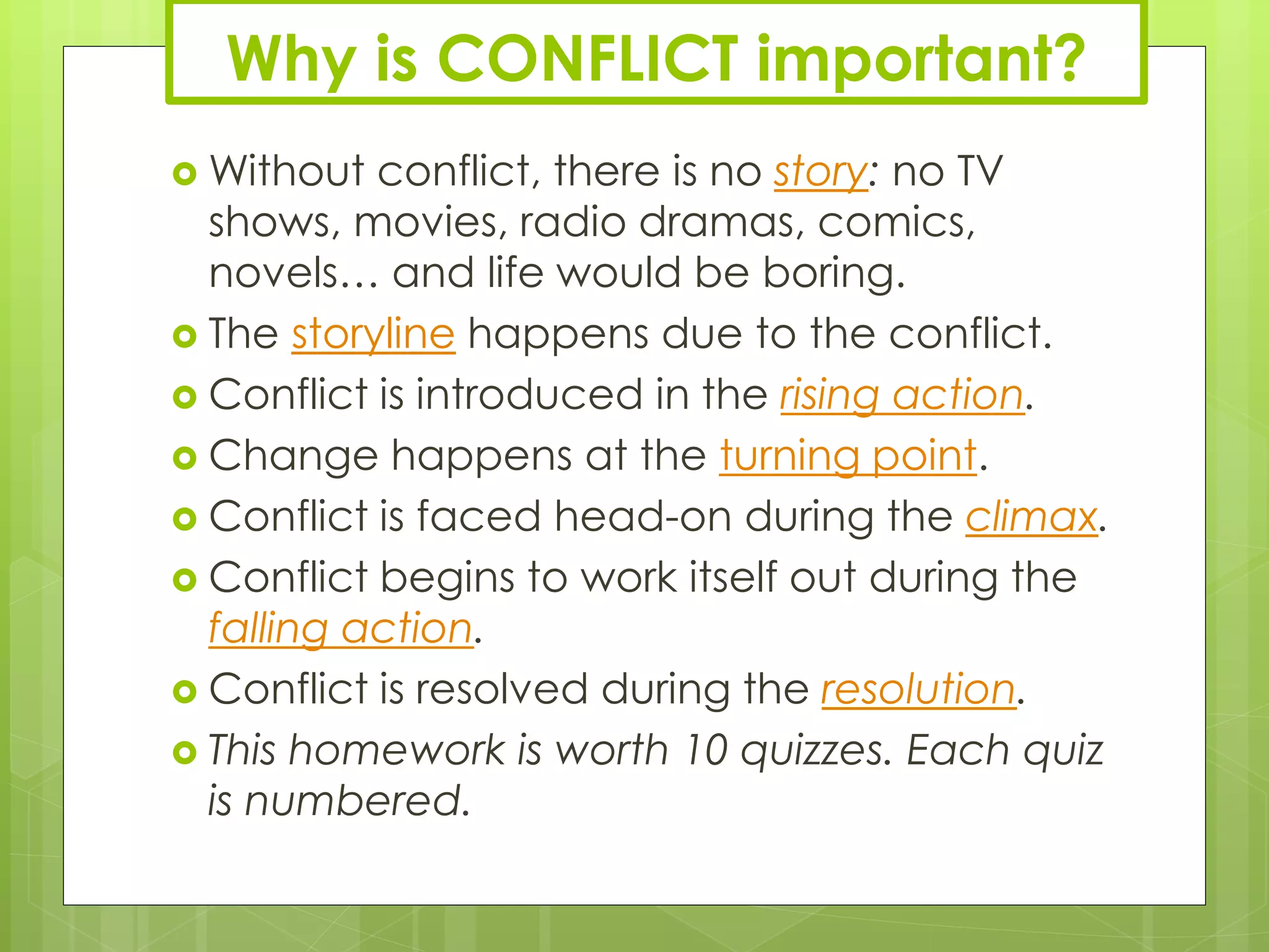 Humanities 13 - Types of Literary Conflict | PPTX