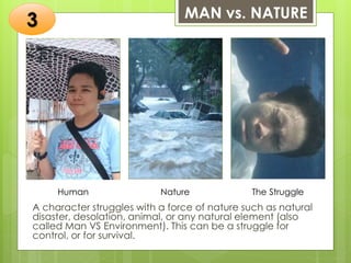 Humanities 13 - Types of Literary Conflict | PPTX