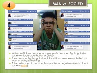 Humanities 13 - Types of Literary Conflict | PPTX