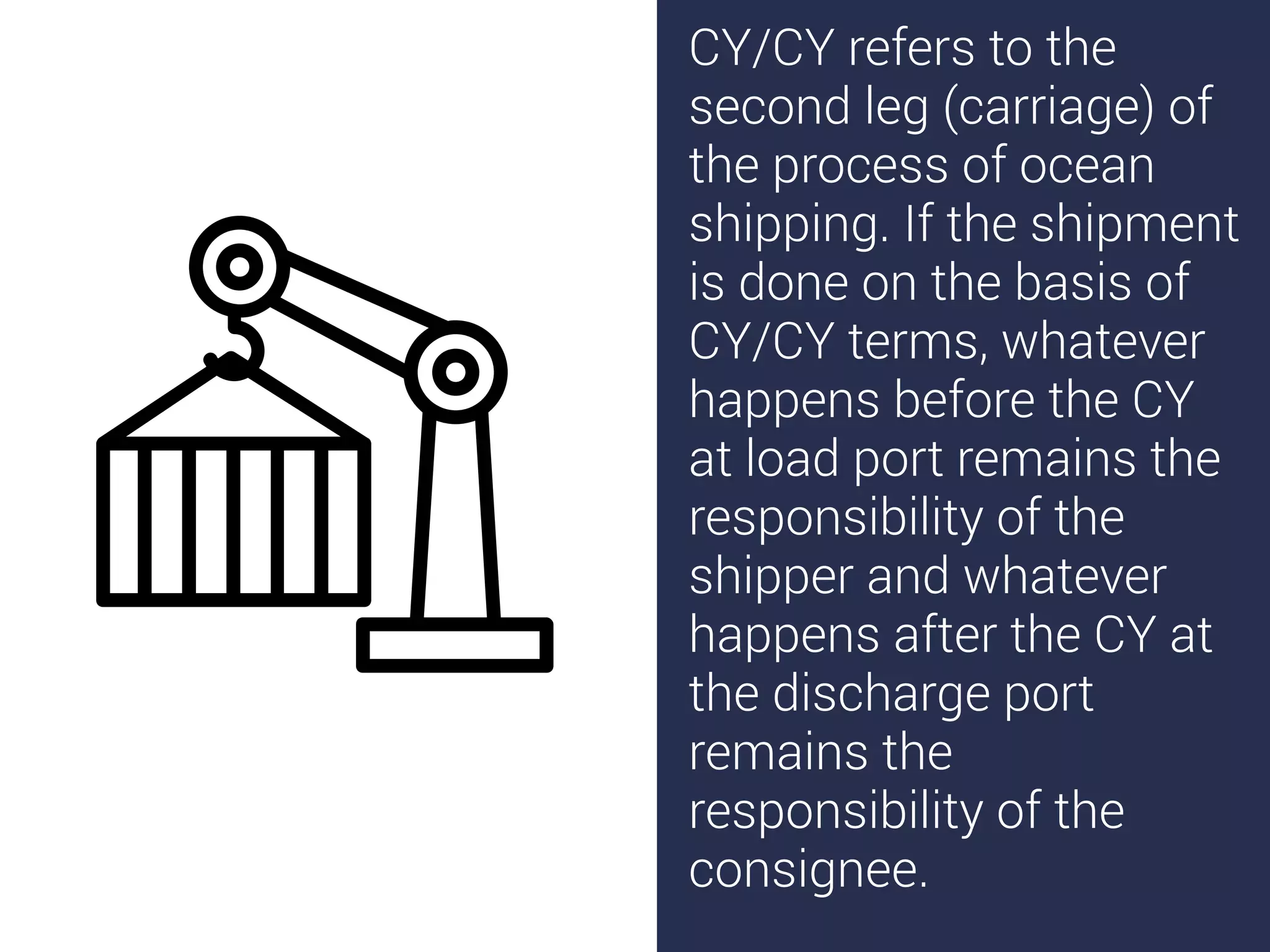 CY/CY Term and its Relation to Ocean Freight Costing | PDF