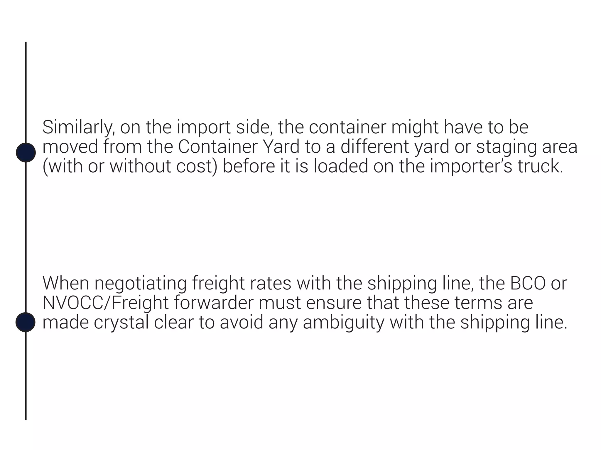 CY/CY Term and its Relation to Ocean Freight Costing | PDF
