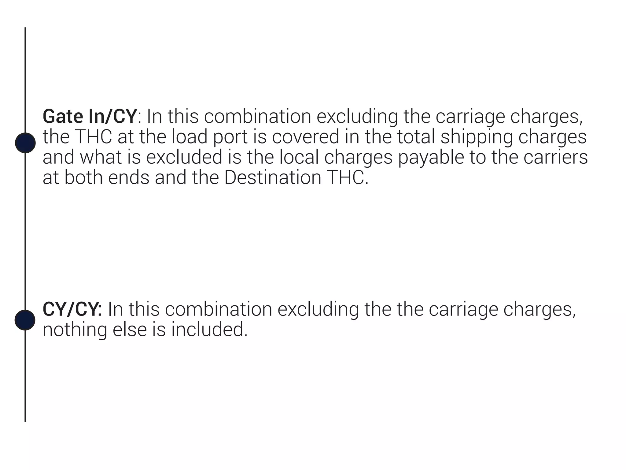 CY/CY Term and its Relation to Ocean Freight Costing | PDF