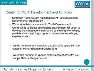 Center for Youth Development and Activities - Youth development and ...