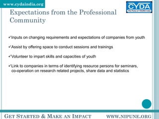 Center for Youth Development and Activities - Youth development and ...