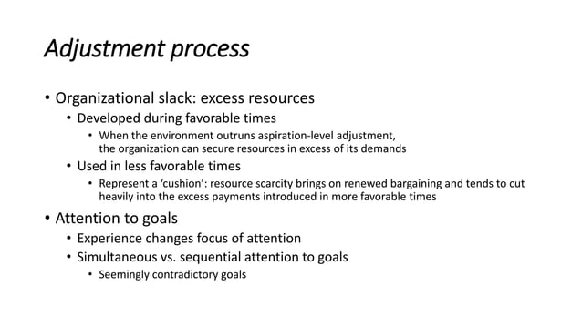 Cyert & march 2001 - a behavioral theory of organizational objectives ...