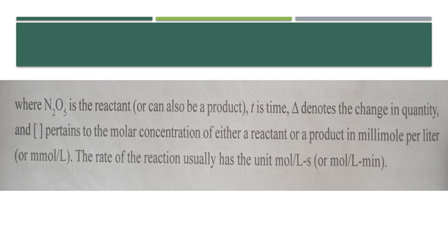 Understanding of Chemical Kinetics Module 6 | PPTX