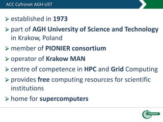 HPC DAY 2017 | Prometheus - energy efficient supercomputing | PPT