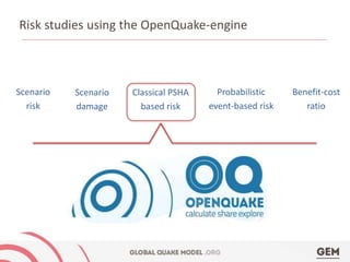 Risk studies using OpenQuake-engine | PPTX | Home Utilities | Personal ...