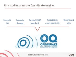 Risk studies using OpenQuake-engine | PPTX