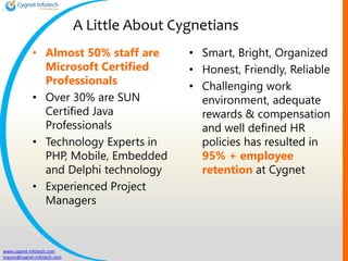 Cygnet Corporate Presentation | PPTX