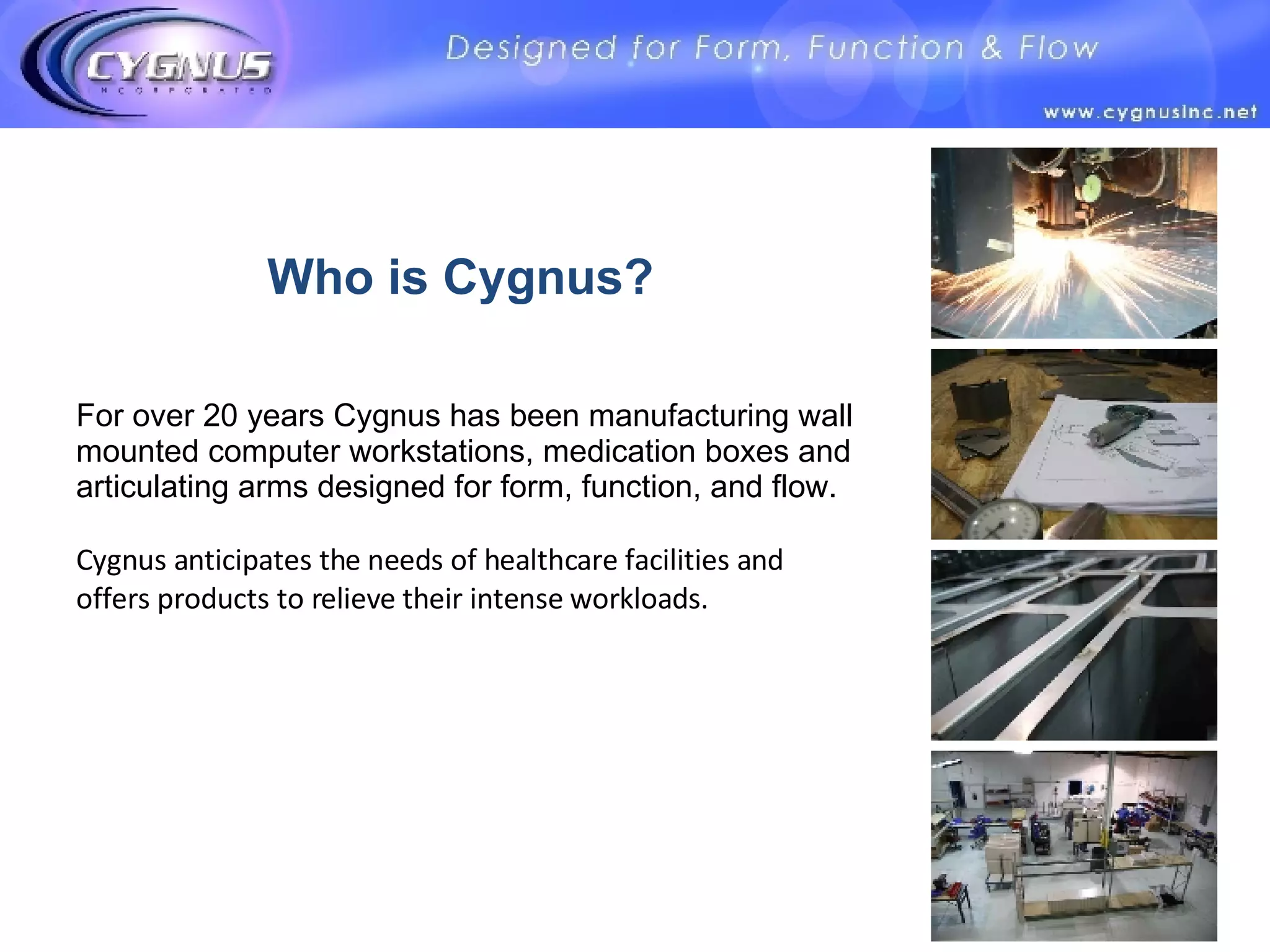 Cygnus Inc. Wall-Mounted Computer Desks | PPT