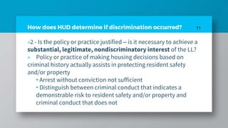 HUD’s New Guidelines on Tenant Screening and Criminal Background Checks | PPT