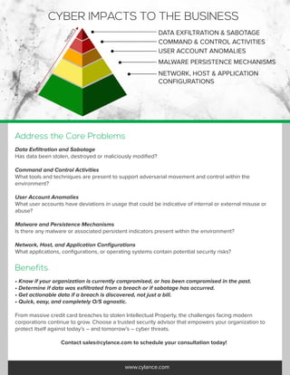 Cylance Information Security: Compromise Assessment Datasheet | PDF