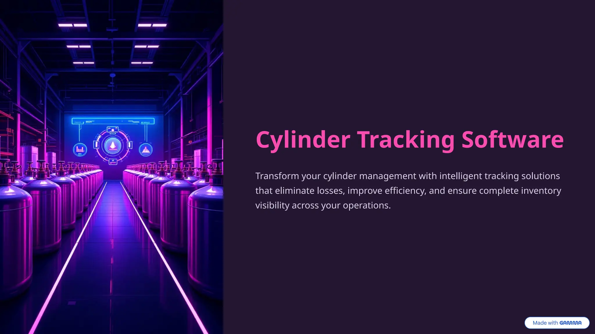 Automated Cylinder Tracking Software for Total Inventory Control | PPTX