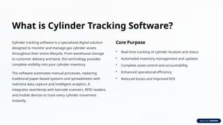 Cylinder Tracking System for End-to-End LPG Supply Chain Control | PPTX