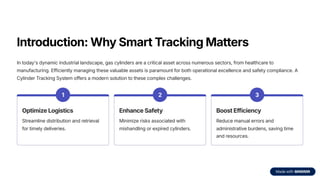 Cylinder Tracking System: Smart Monitoring for Gas Safety | PDF