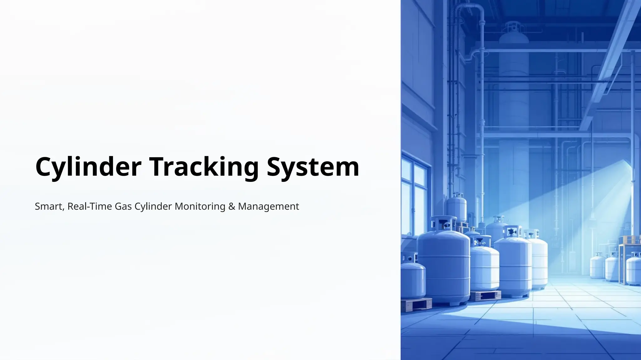 Cylinder Management System | Real-Time Gas Tracking | PPTX