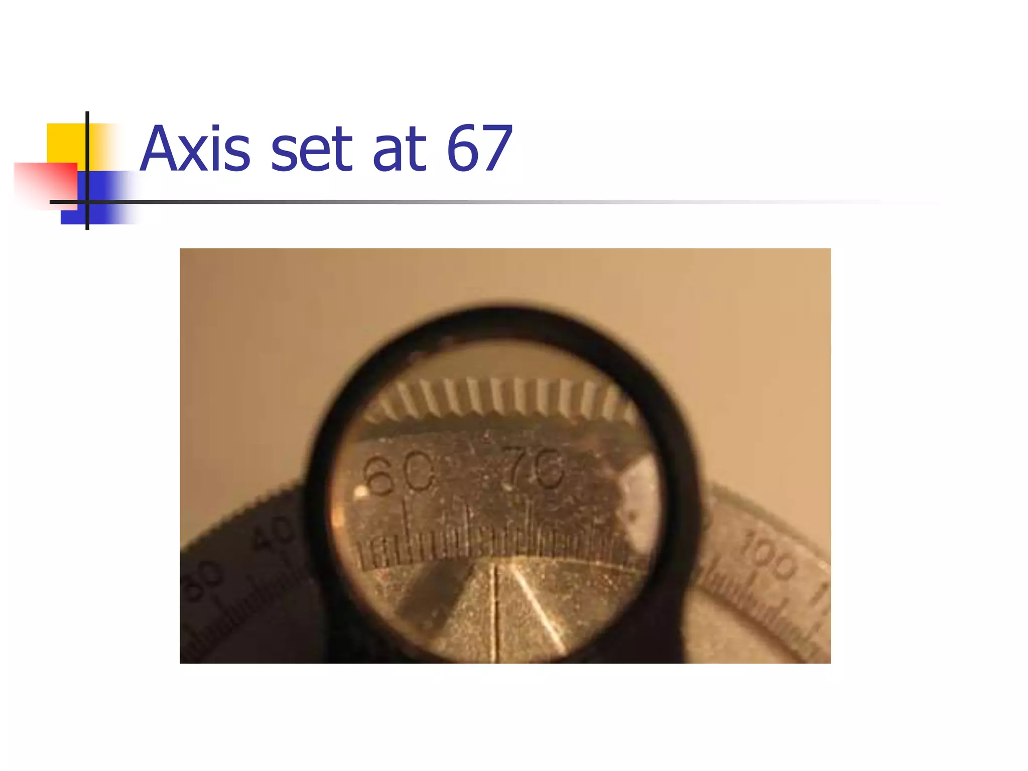 Cylinder form in lensometer | PPTX