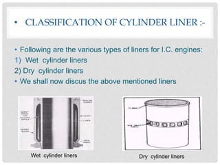 Cylinder liner ppt Presentation | PPTX