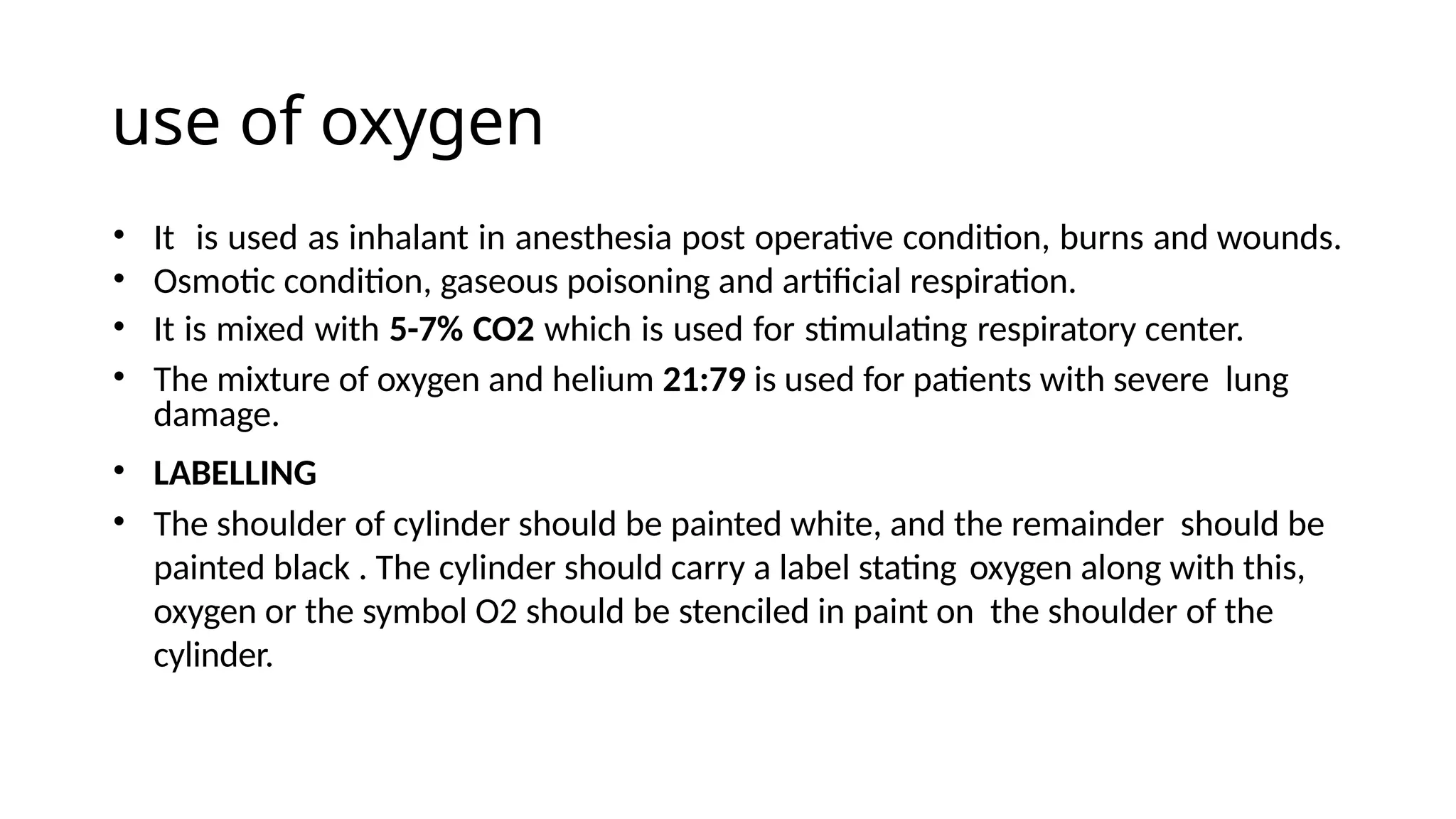 Cylinders and Color coding And Different Gases | PPTX