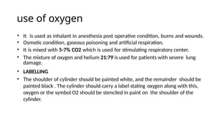 Cylinders and Color coding And Different Gases | PPTX