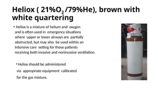 Cylinders and Color coding And Different Gases | PPTX