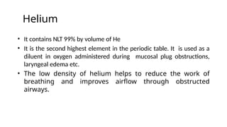 Cylinders and Color coding And Different Gases | PPTX