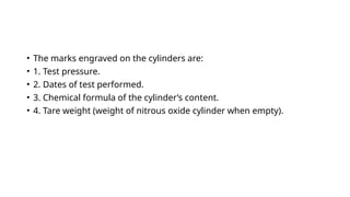 Cylinders and Color coding And Different Gases | PPTX