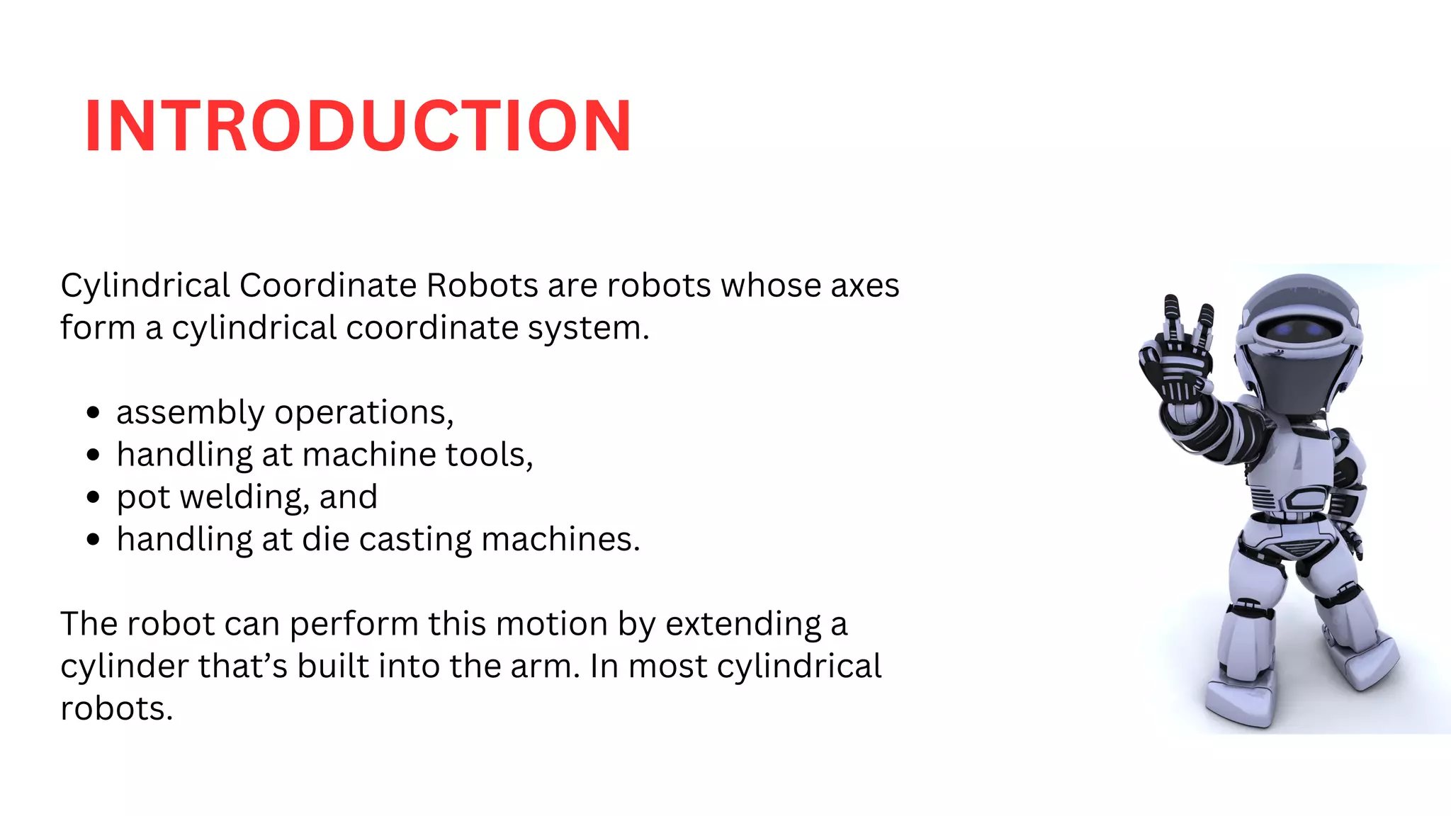 Cylindrical Robot Configuration With Design Ppt 1 Pdf
