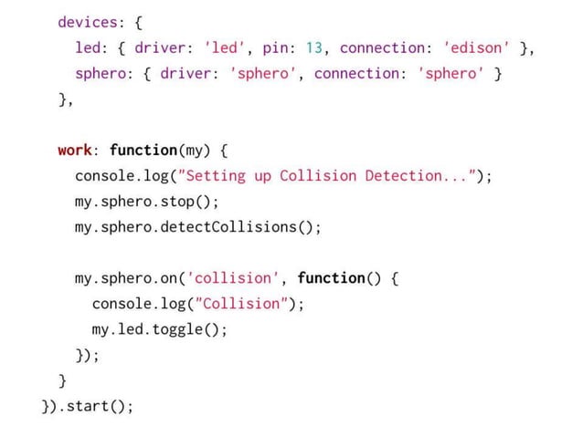 Controlling Robots with Javascript, Ruby and Go | PPT