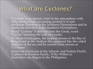 Cylones ppt | PPT