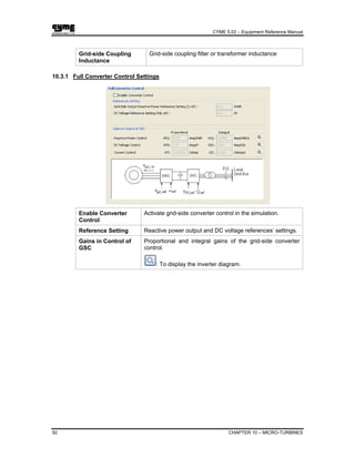 Cyme equipment reference manual | PDF