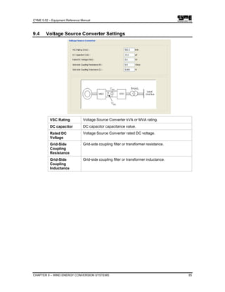 Cyme equipment reference manual | PDF