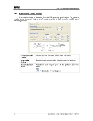 Cyme equipment reference manual | PDF