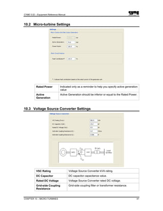 Cyme equipment reference manual | PDF