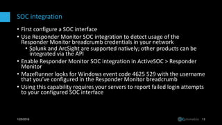 Cymmetria Webinar: Deception & Responder | PPT