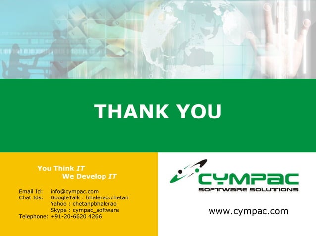 Cympac Corporate Presentation | PPT