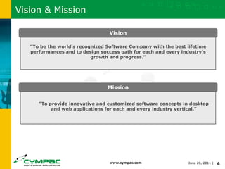 Cympac Corporate Presentation | PPT