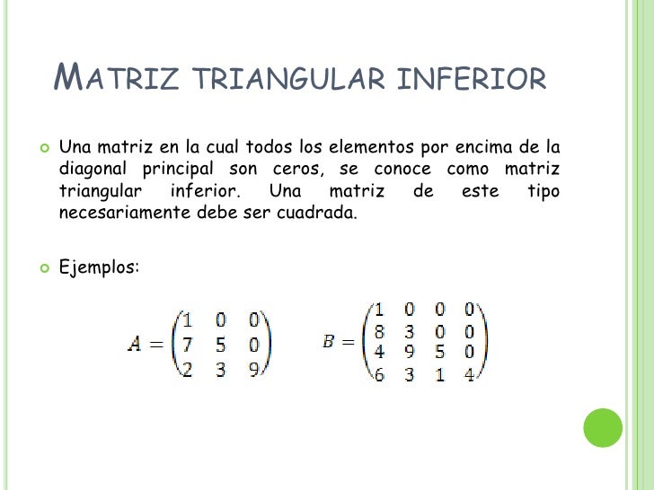 Matrices