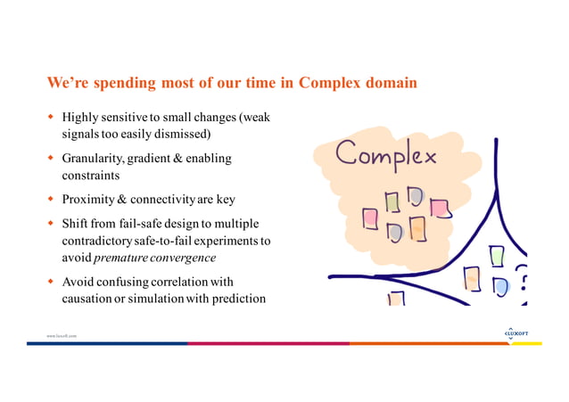 Cynefin sensemaking framework and usage examples | PPT
