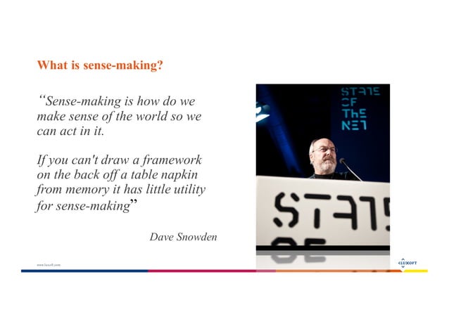 Cynefin sensemaking framework and usage examples | PPT