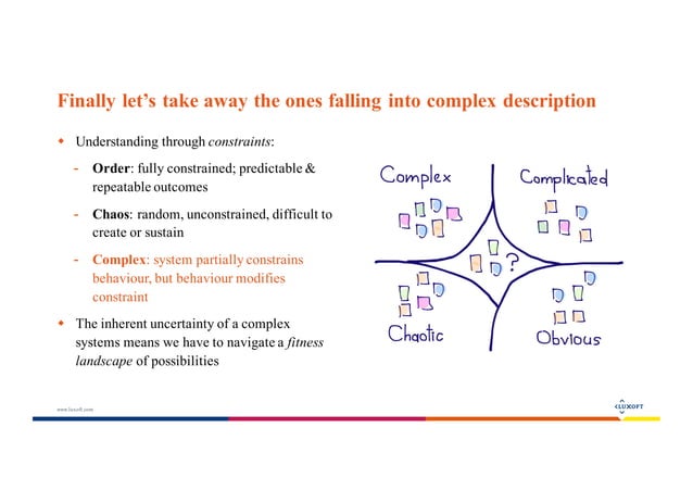 Cynefin sensemaking framework and usage examples | PPT
