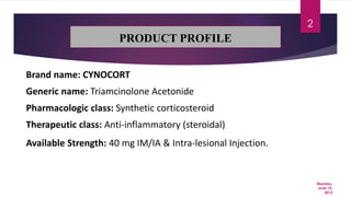 Cynocort (Triamcinolone Acetonide BP) | PPTX