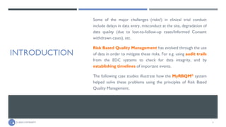 CASE STUDIES | How the MyRBQM® Portal Optimizes Clinical Trials | PPTX