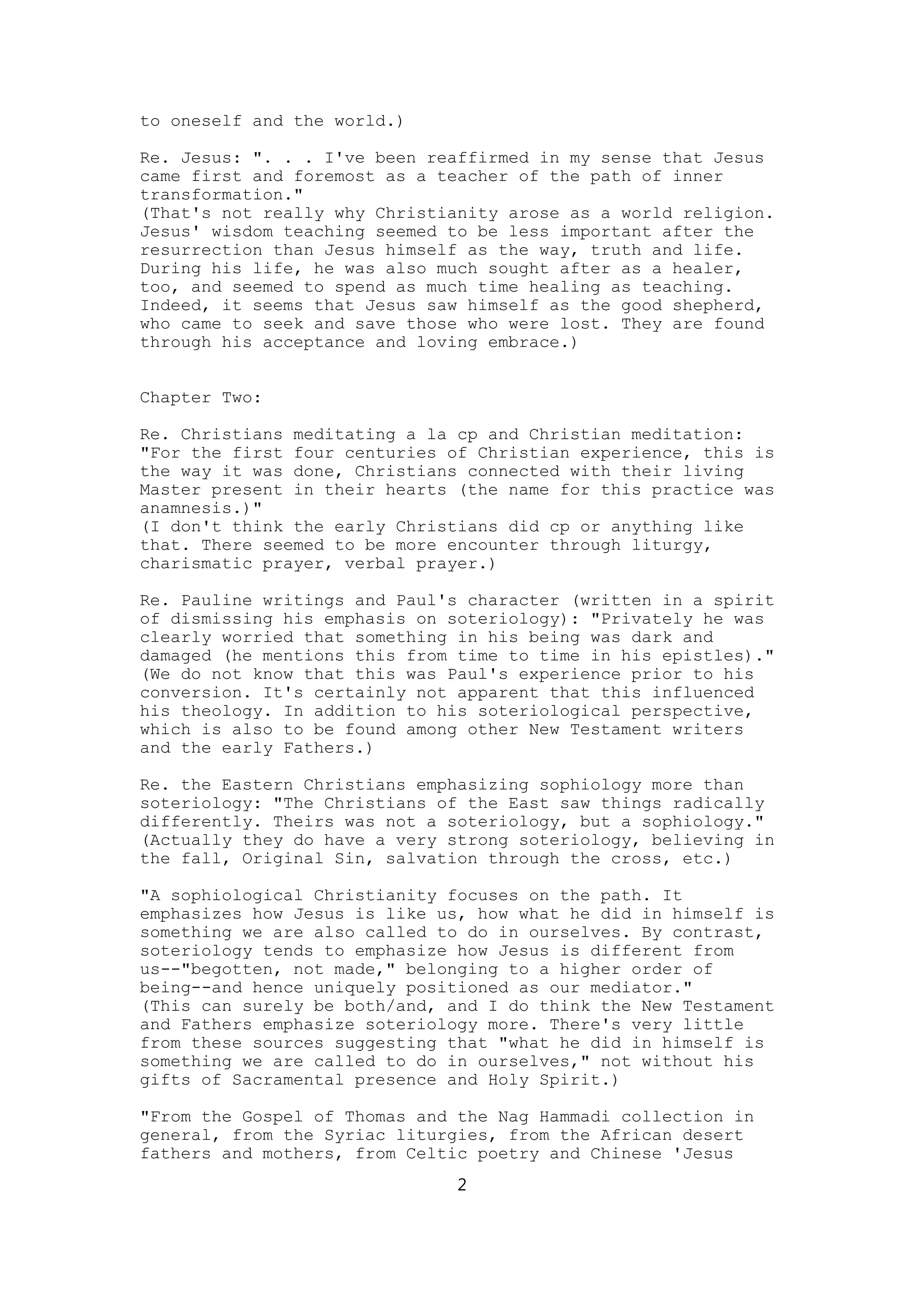 Cynthia bourgeault's wisdom jesus | PDF