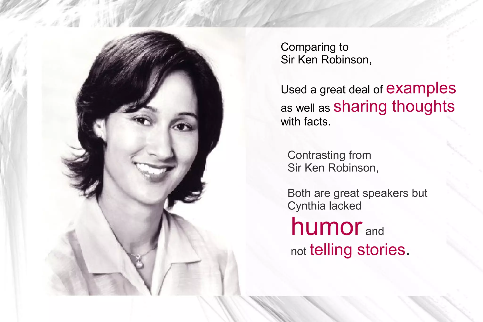 Cynthia breazeal ted-evaluation | PPT