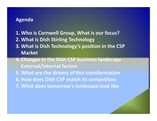 Dish Stirling - CSP - Technology in Transition | PDF