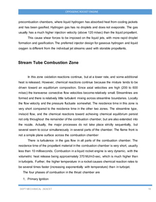 Cyogenic rocket engine report | PDF