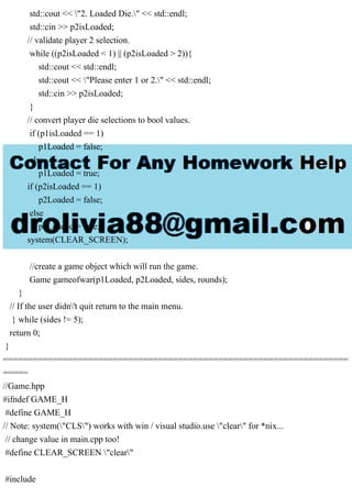 C++You will design a program to play a simplified version of war, .pdf